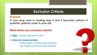 Research inclusion and exclusion criteria DrMajdi | PDF