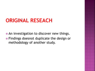 Research in continuing education | PPTX