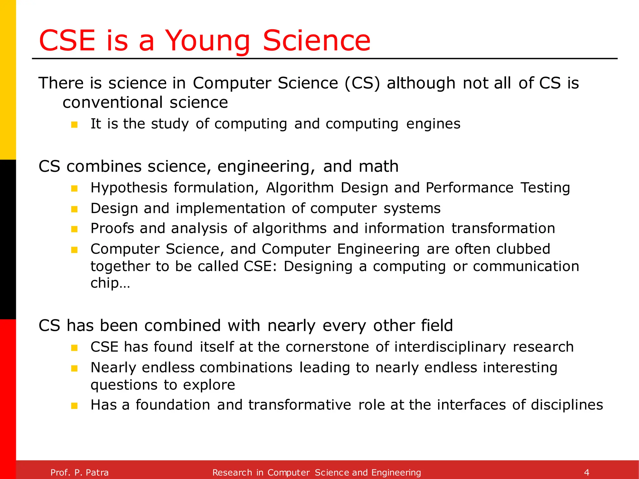 Research in Computer Science and Engineering | PPT