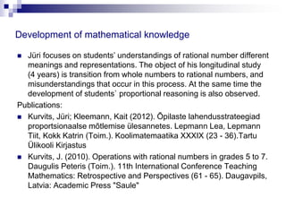 Research in didactics of mathematics | PPT