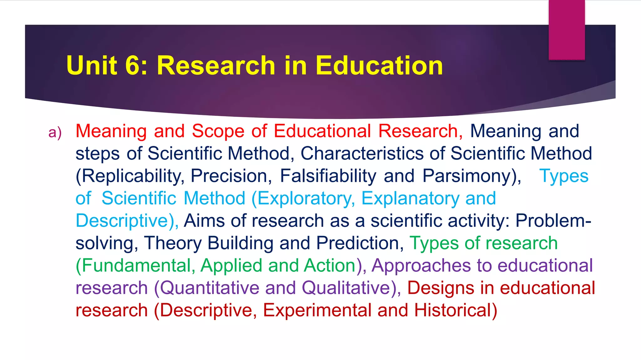 Research in education | PPTX