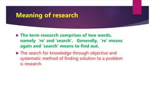Research in education | PPTX