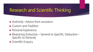 Research in education | PPTX
