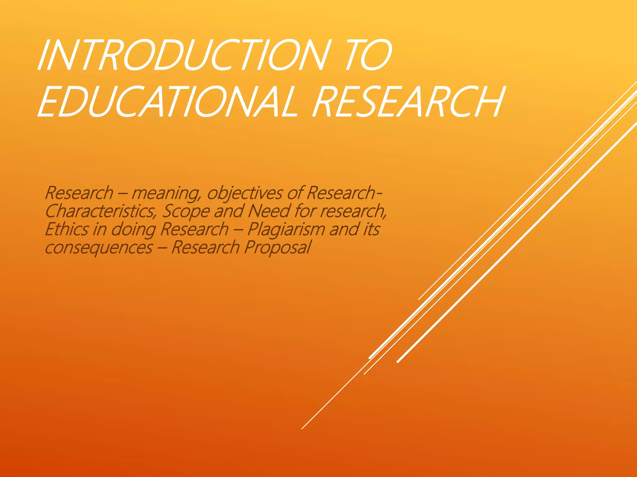 Research in education | PPTX