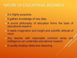 Research in education | PPTX