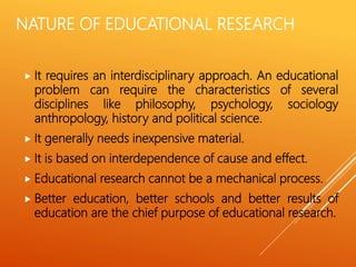 Research in education | PPTX