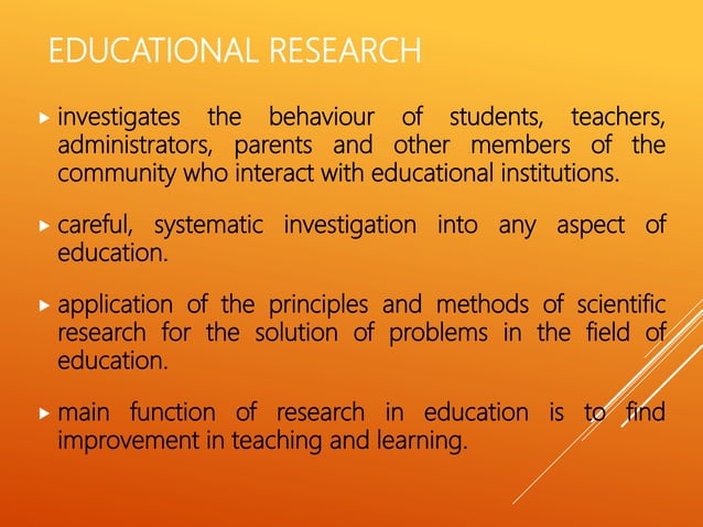 Research in education | PPTX