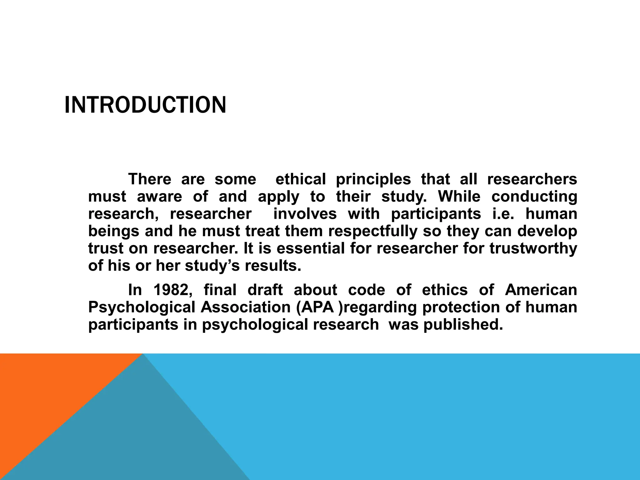 Ethics in Educational Research and Principles of ethics by APA.pptx