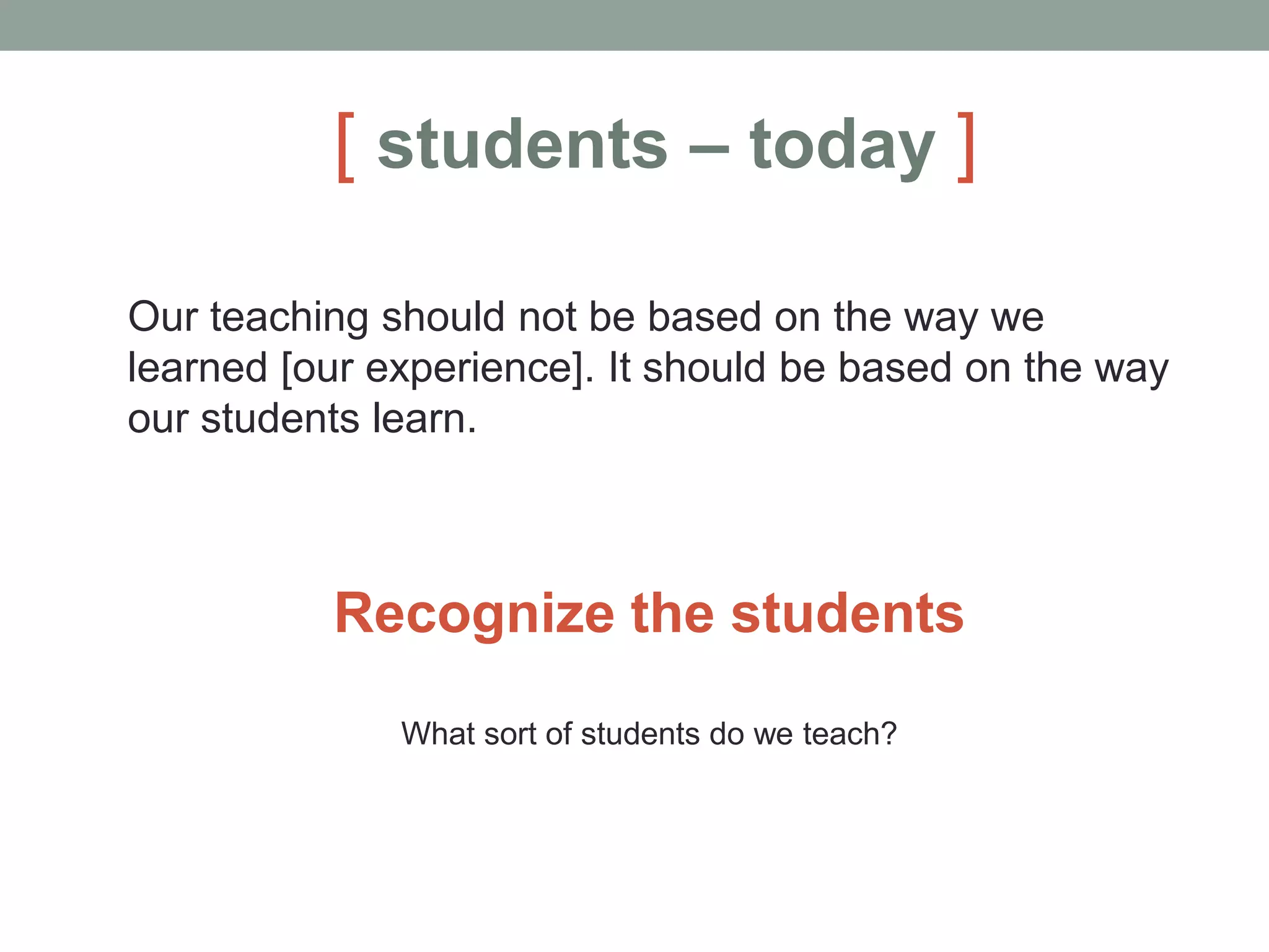 Research informed pedagogy | PPTX