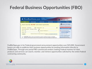 Researching Federal Business Opportunities Best Practices | PPT | Free ...