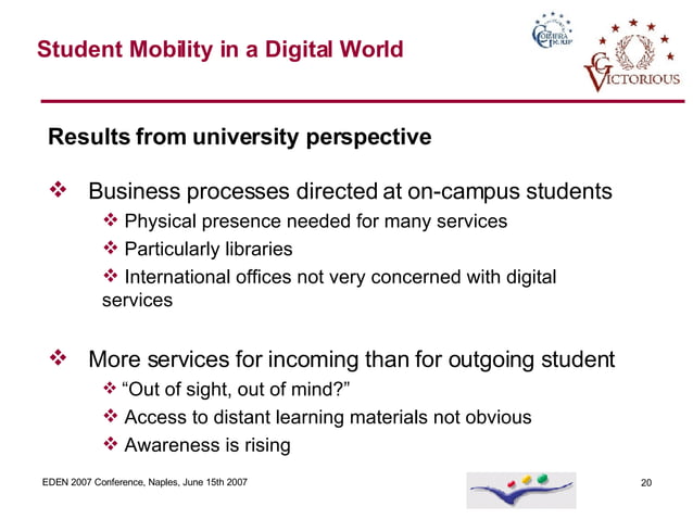 Researching student mobility in a digital world | PPT