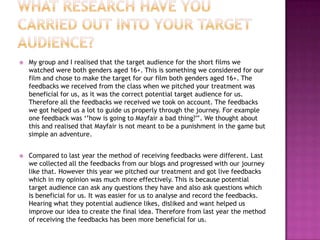 Researching and planning the moving image work | PPT