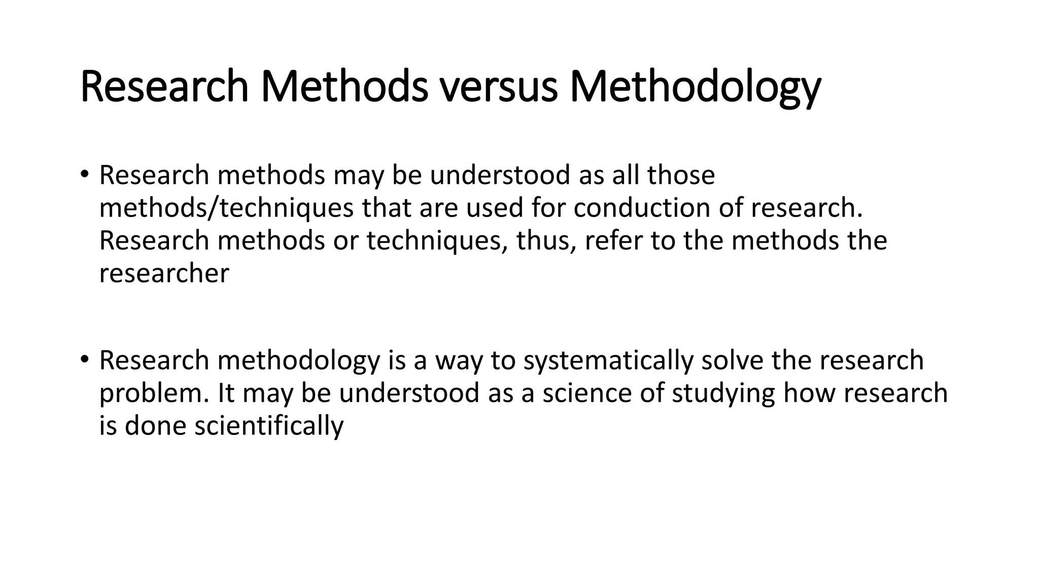 Research Methodology | PPTX
