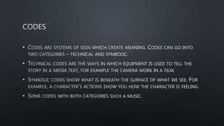 Researching horror sequences – codes and conventions | PPT
