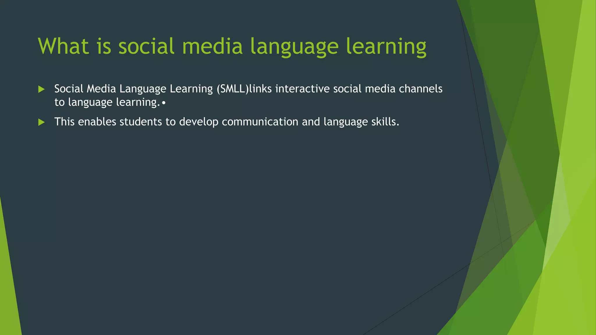 Researching language learning in the age of social | PPTX