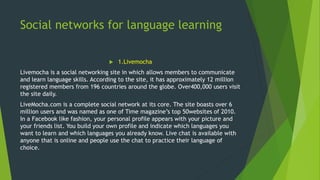 Researching language learning in the age of social | PPTX