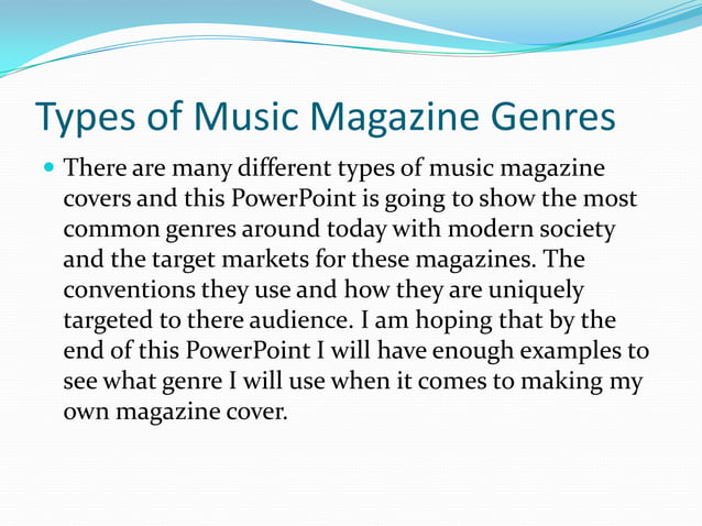 Researching magazine genres | PPT