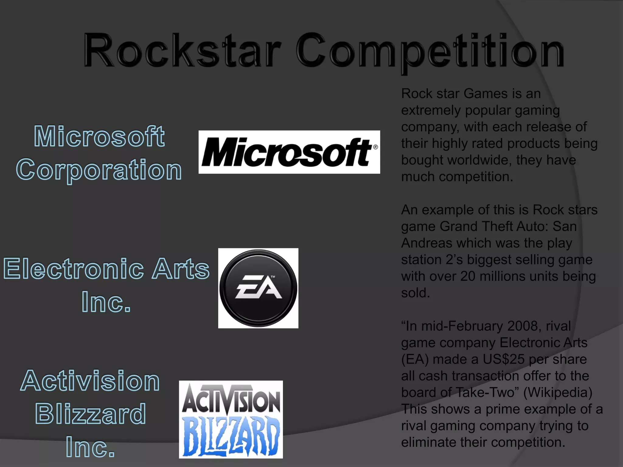 Researching rockstar gamess | PPT