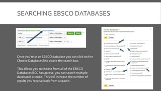 Researching Trends in EBSCO Databases | PPTX