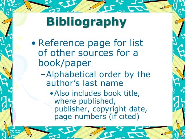 BIBLIOGRAPHY REFERENCE DATABASE PAGE NUMBERS PAGE – ytucacobo