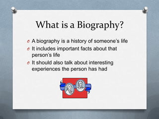 Researching your biography | PPTX