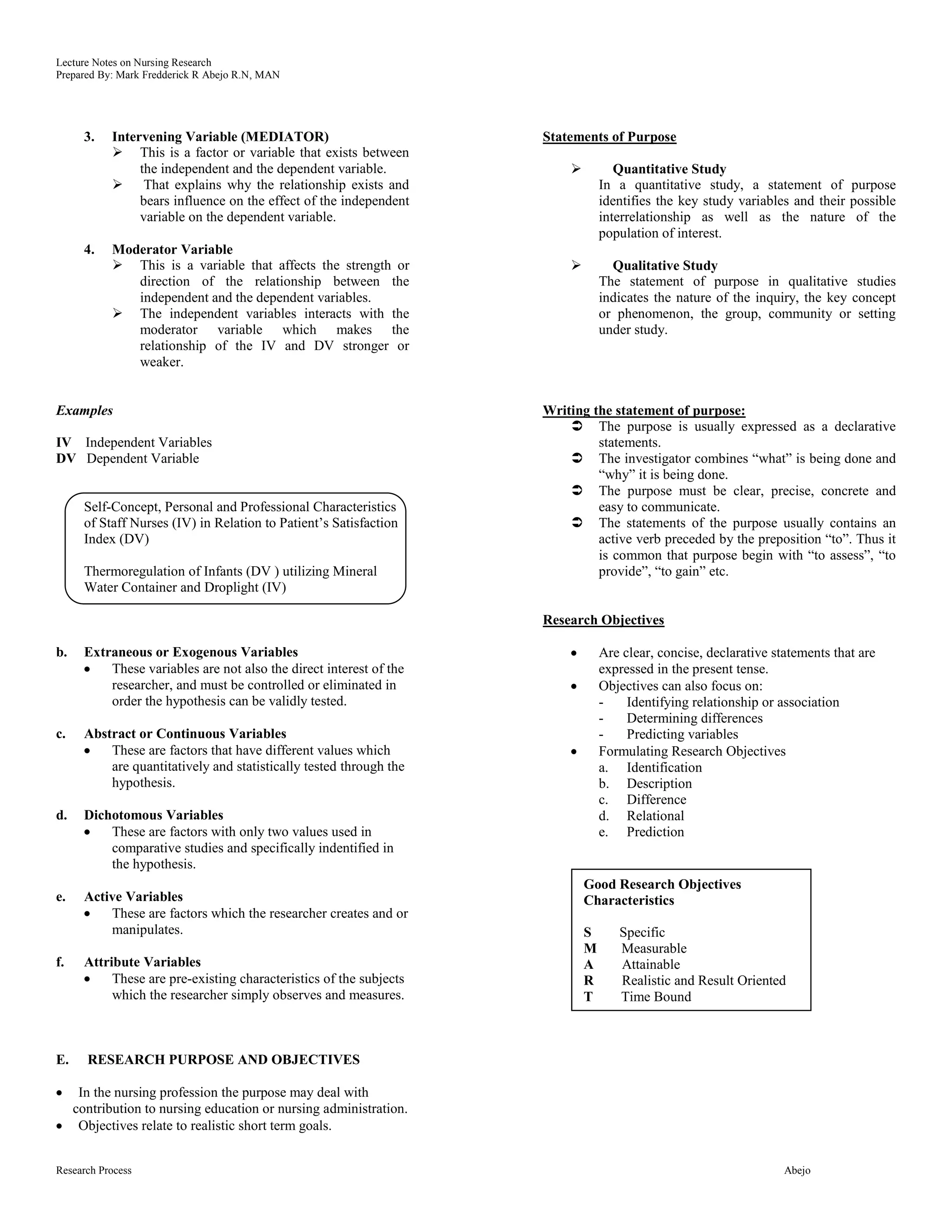 Research in Nursing Chapter 1 | PDF