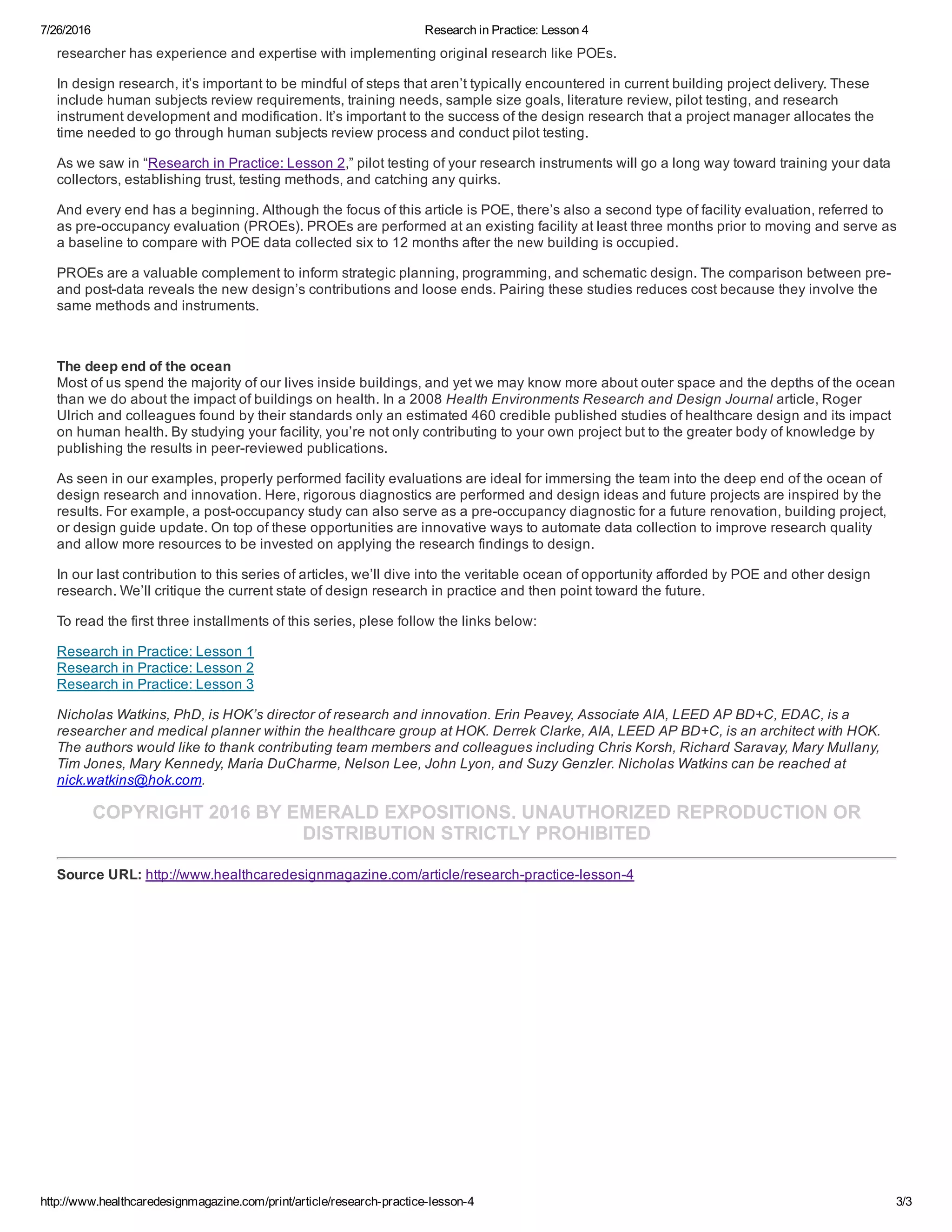 Research in practice: Lesson 4 | PDF