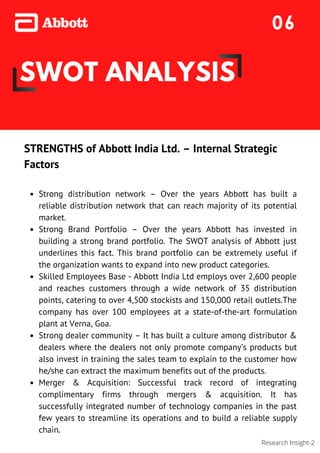 Research Report on Abbott India Ltd. | PDF