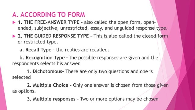 Research instrument | PPTX | Education