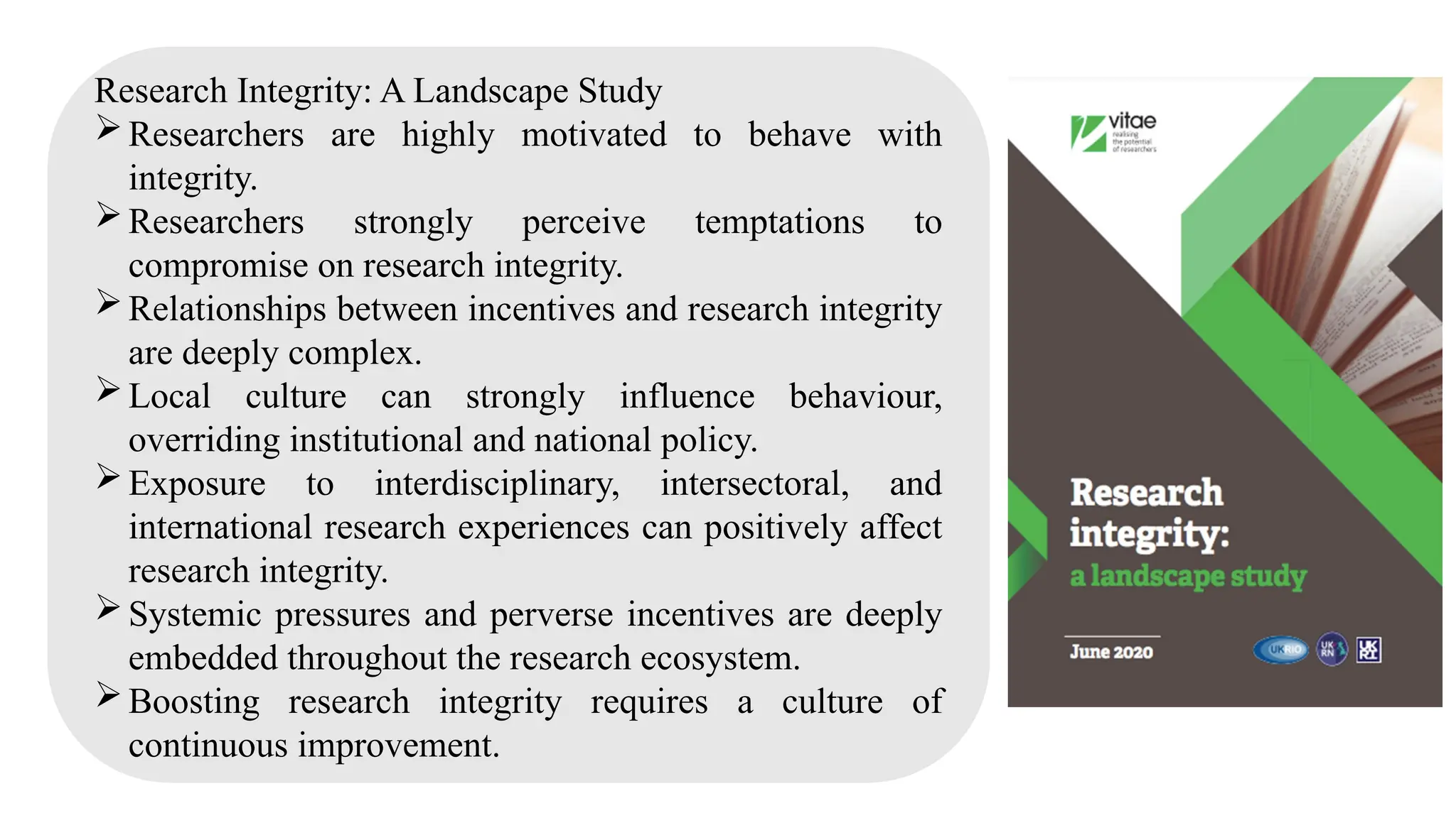 Integrity of researchers for conducting a quality research | PPT