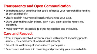 Research Integrity and Publication Ethics | PPTX