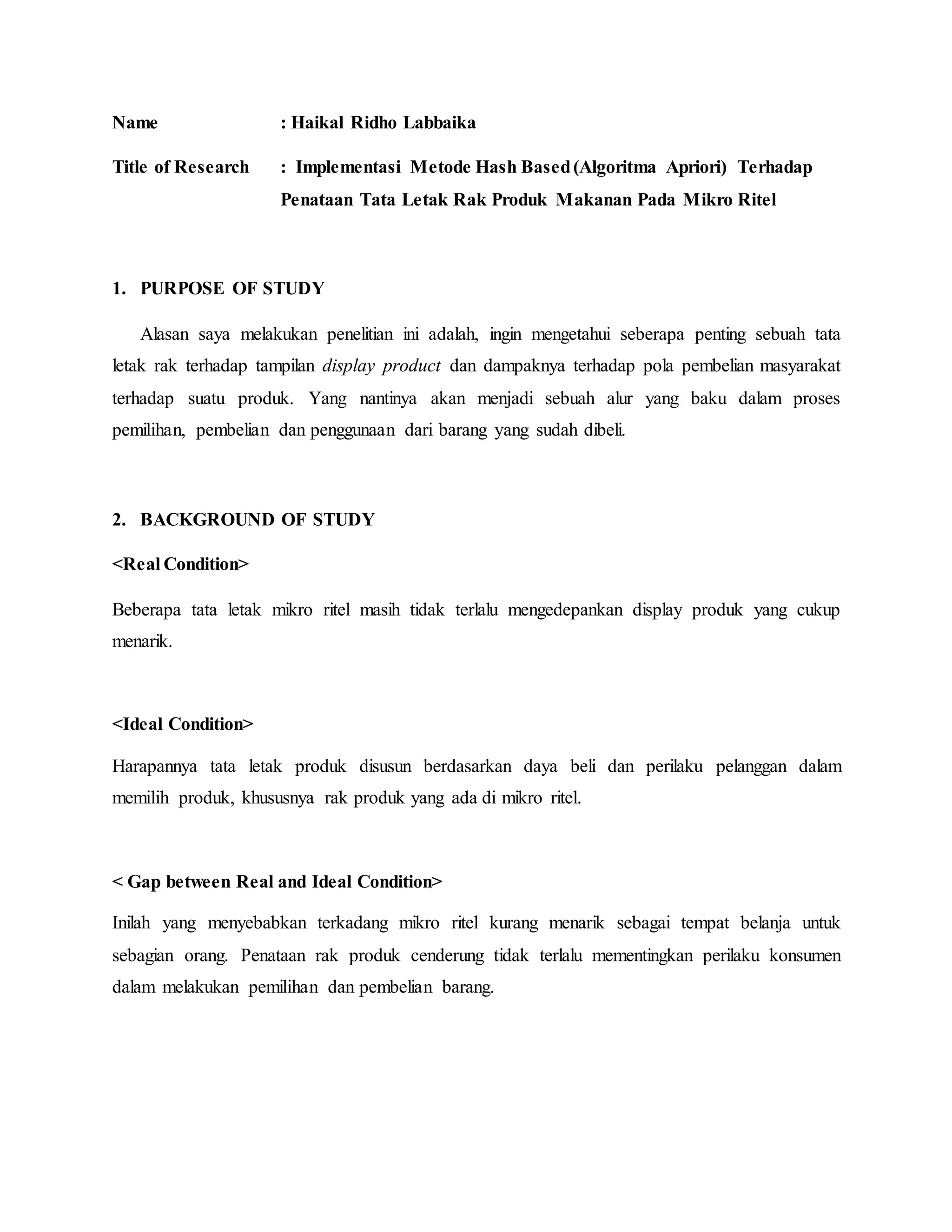 Research intent | DOCX