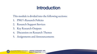 Research in the PNU Context Module - Reading Education.pptx