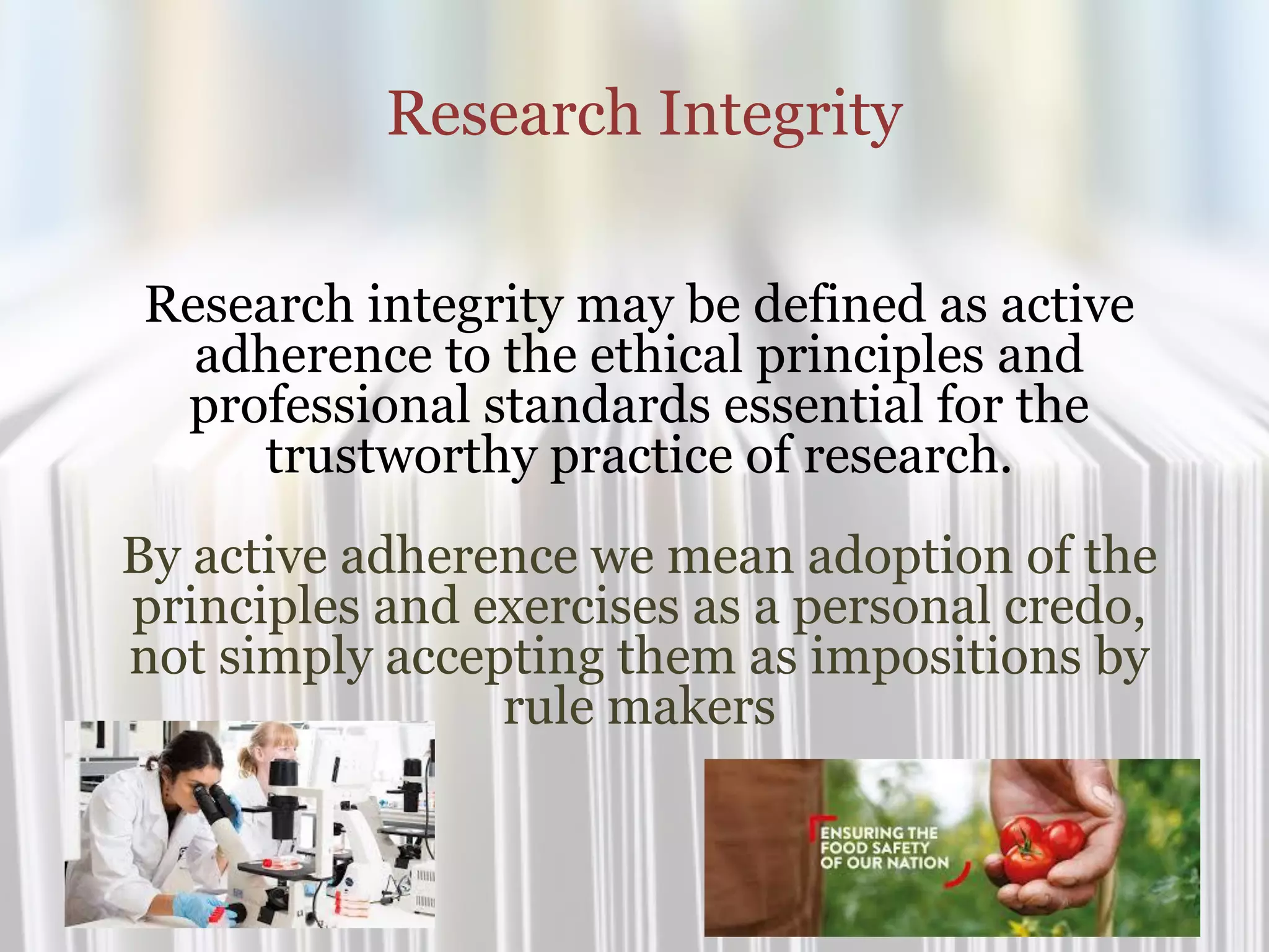 Introduction of Research Integrity | PDF