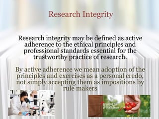 Introduction of Research Integrity | PDF