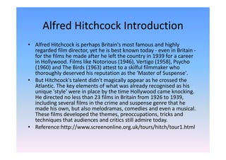 Research into a director | PPT