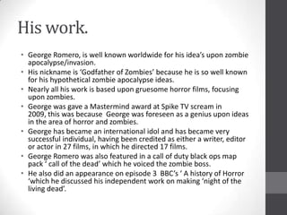 Research into a film director and their previous work | PPT