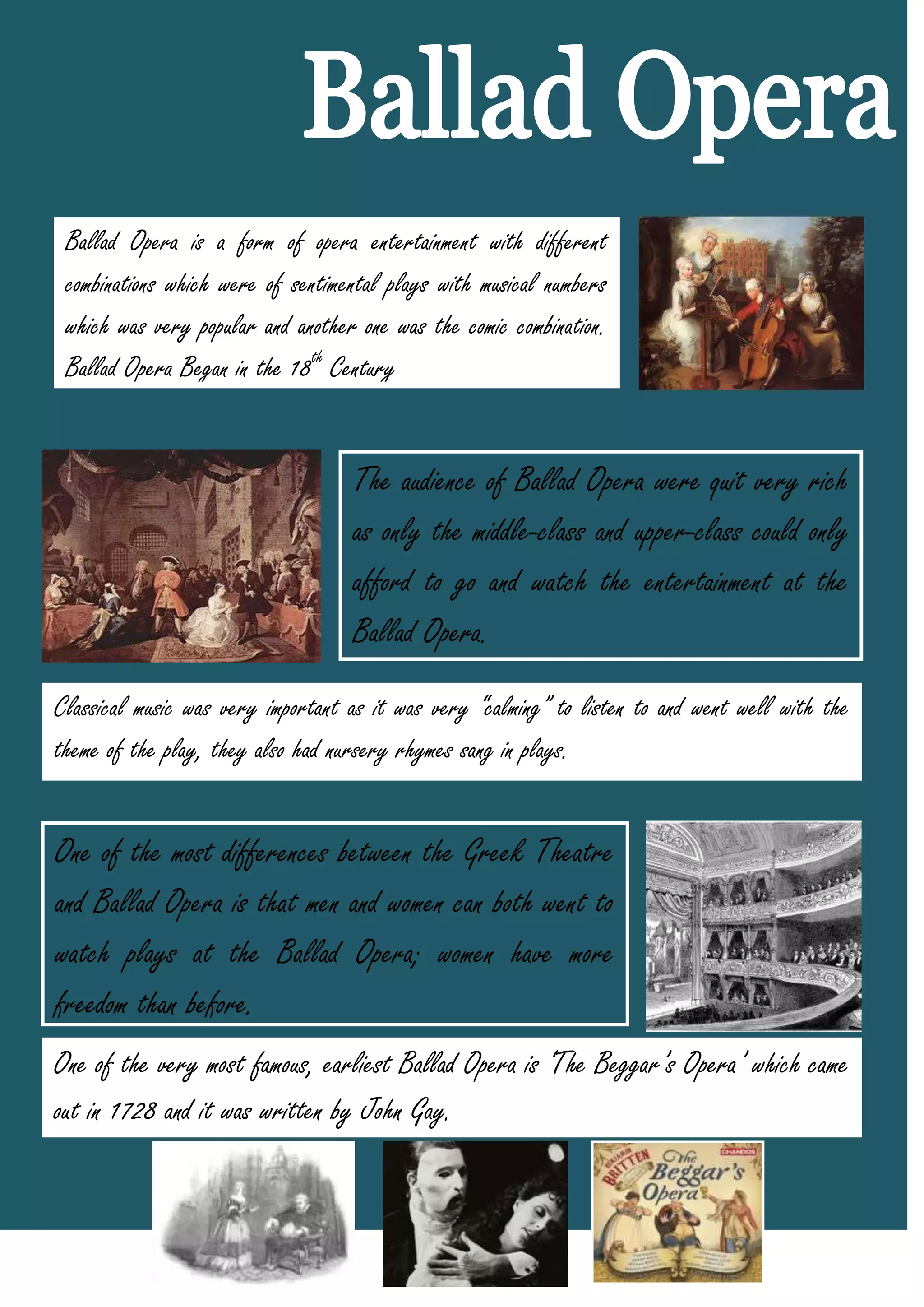 Ballad Opera - Poster | DOCX