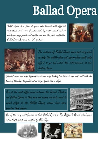 Ballad Opera - Poster | DOCX