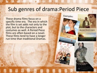 Research into drama film genre! | PPTX