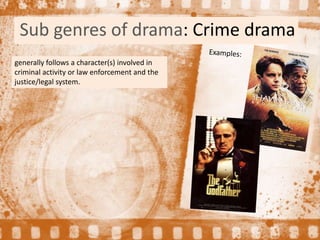 Research into drama film genre! | PPTX