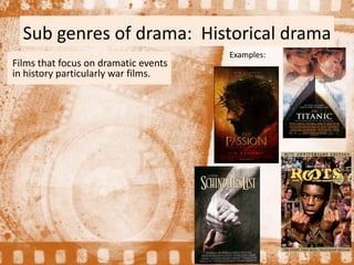 Research into drama film genre! | PPT