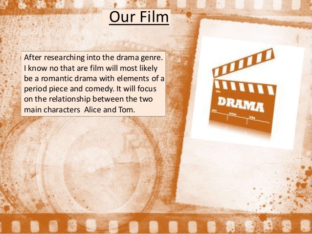 Research into drama film genre!