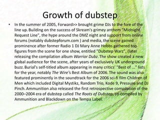 Research into dubstep music | PPTX