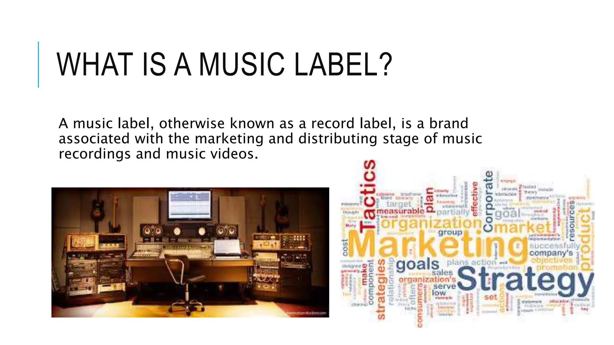 Research into existing music labels | PPT