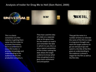Research Into Film Trailers | PPT