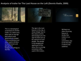 Research Into Film Trailers | PPT | Fiction | Books and Literature