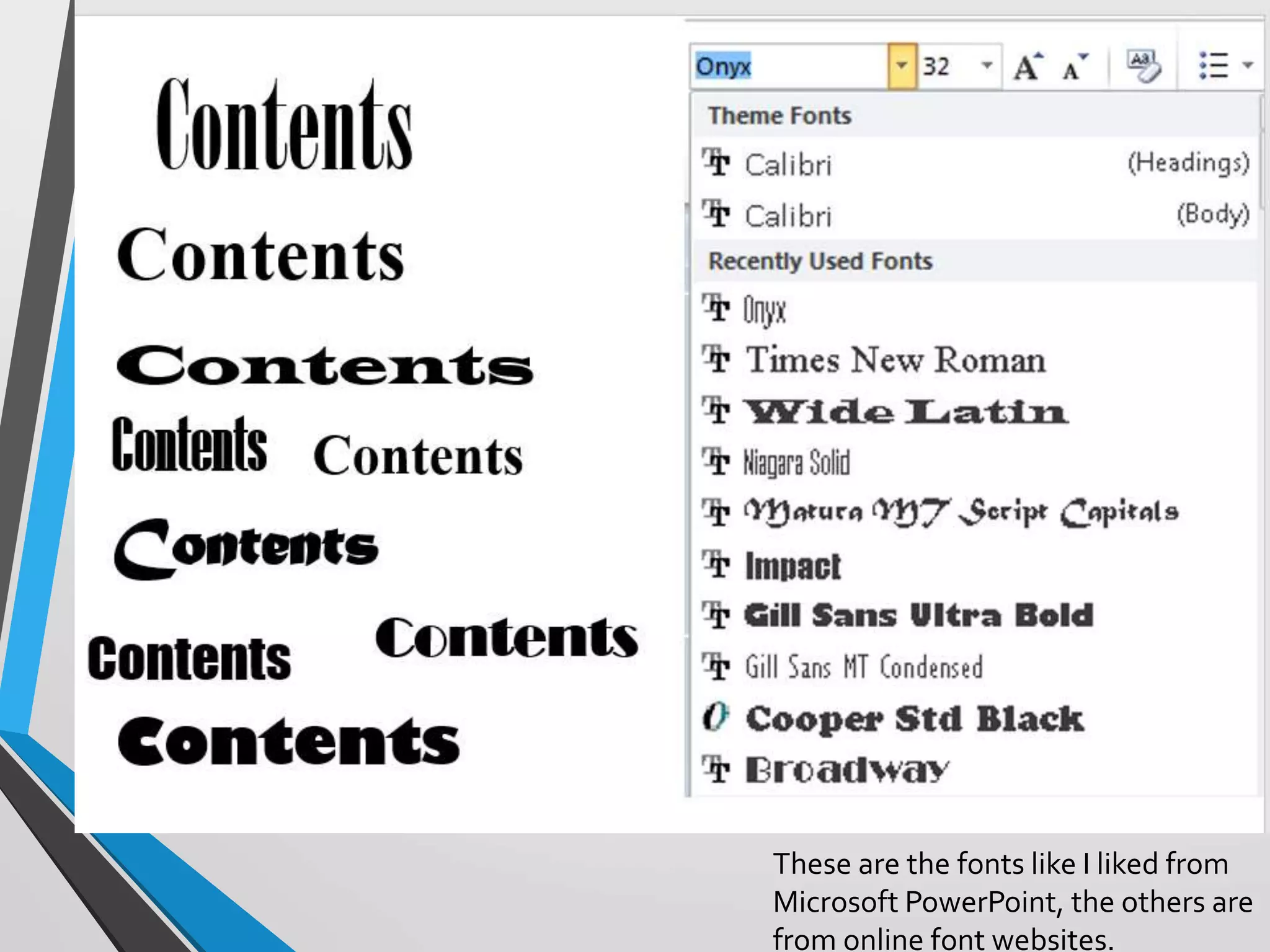 Research into fonts | PPTX
