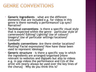 Research into generic conventions test upload | PPT
