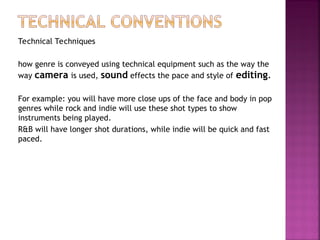 Research into generic conventions my presentation | PPT